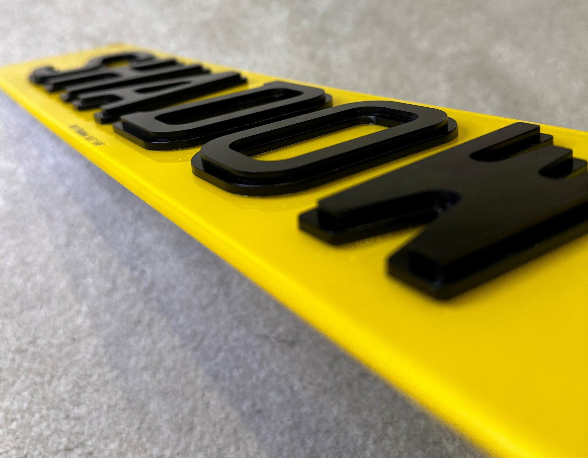 Premium Shadow Style Number Plates – M1 Plates